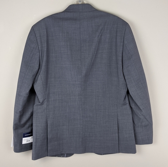 crown & ivy | Suits & Blazers | Crown Ivy Gray Wool Blend Suit Blazere5 ...